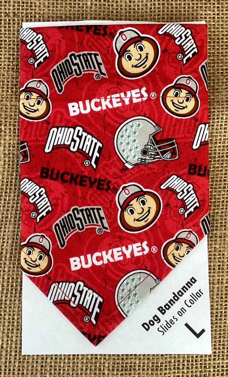 Ohio State OSU Dog Bandana - Etsy