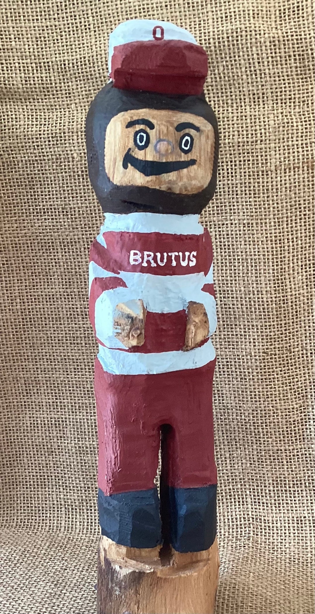 OSU Chainsaw Carved Brutus Buckeye - Etsy