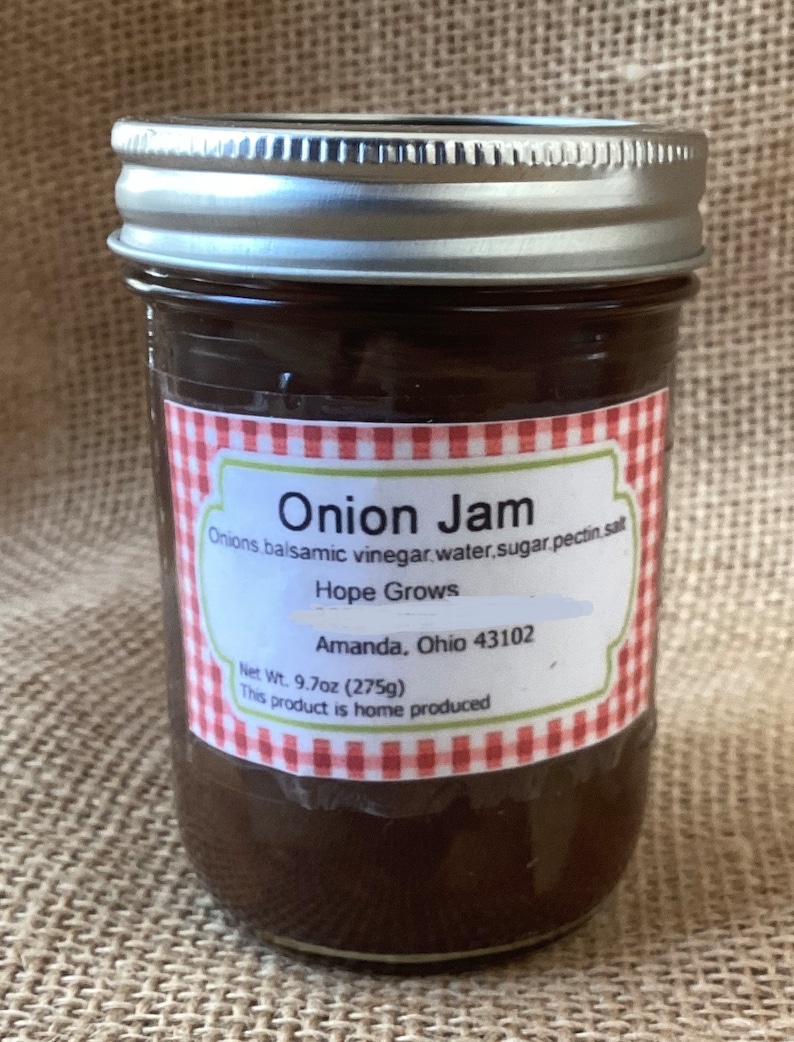 Onion Jam. Delicious Savory Jam Made From Sweet Onions and Balsamic ...