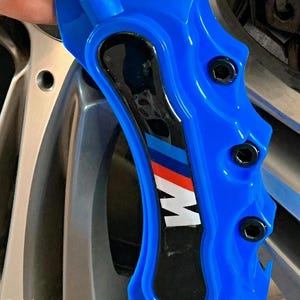 BMW M Brake Caliper Cover/bmw M Performance Blue/bmw Accessories/car ...