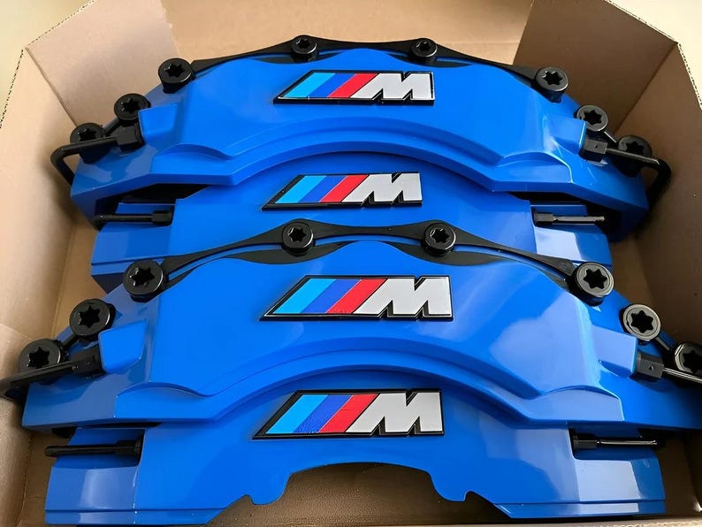 BMW M Brake Caliper Cover/bmw M Performance Blue/bmw Accessories/car Accessories - Etsy
