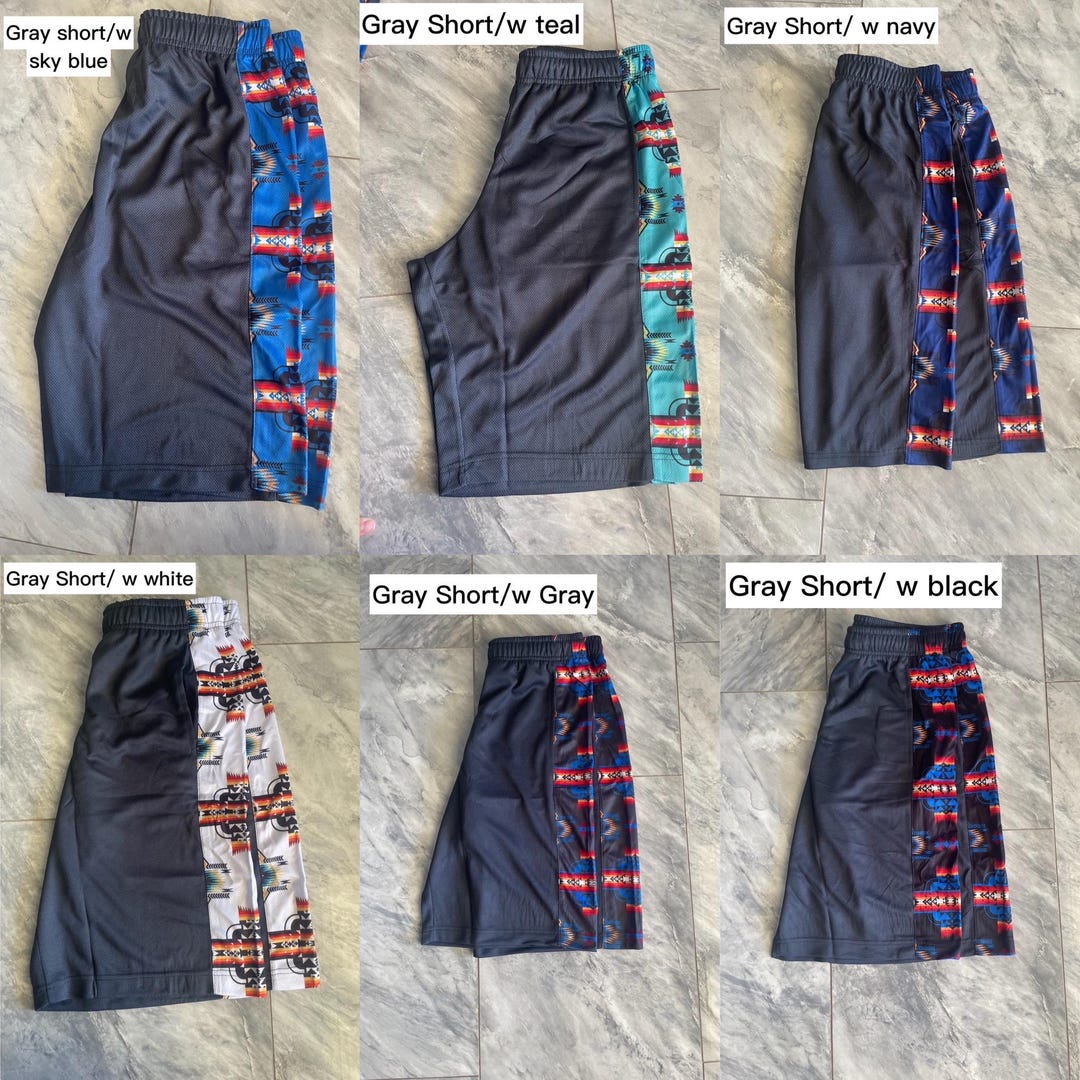 Native American Design Adult Gray Shorts - Etsy