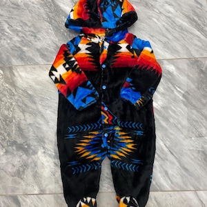 Native American Design Winter Baby Jumpsuit - Etsy