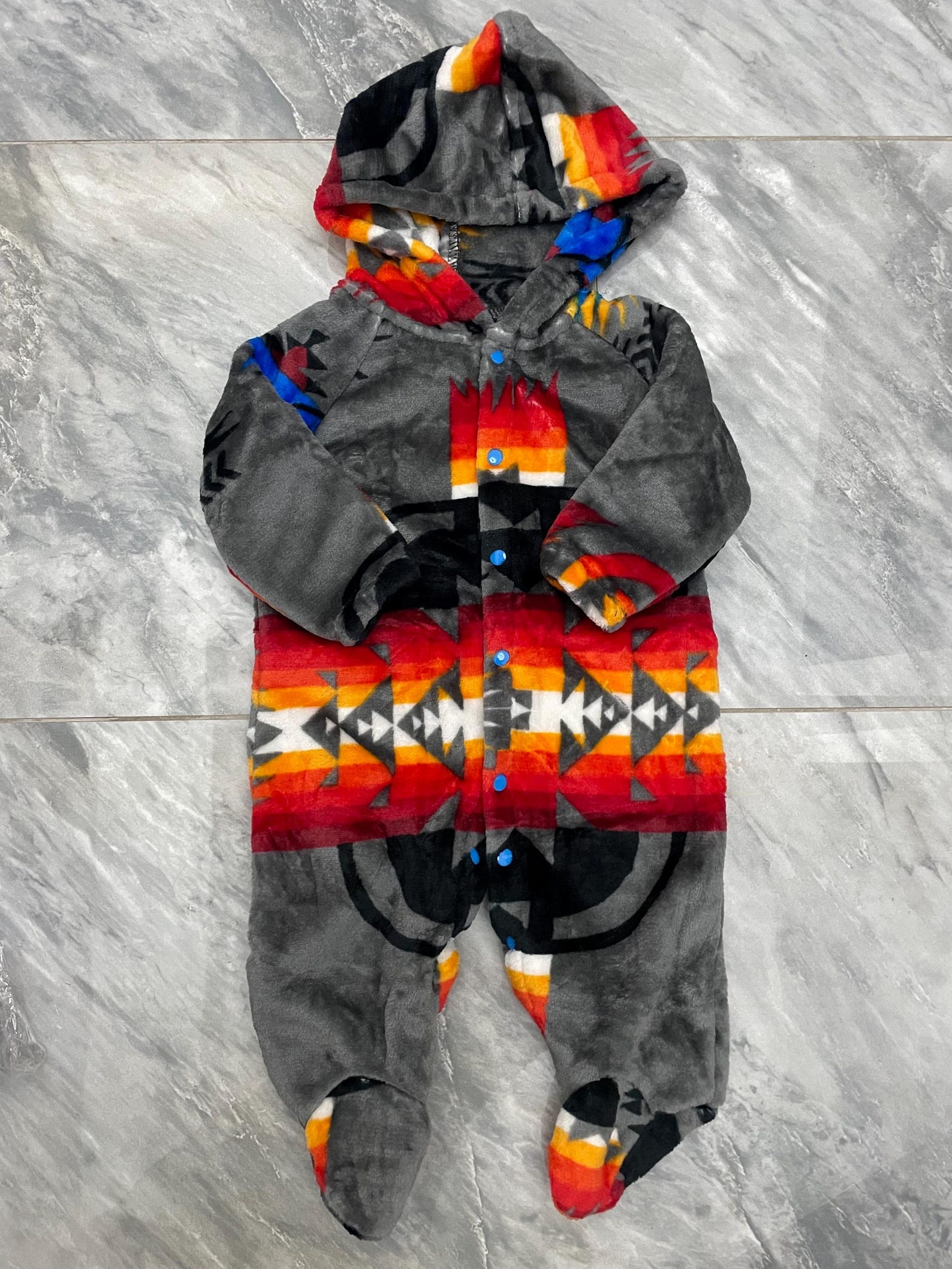Native American Design Winter Baby Jumpsuit - Etsy