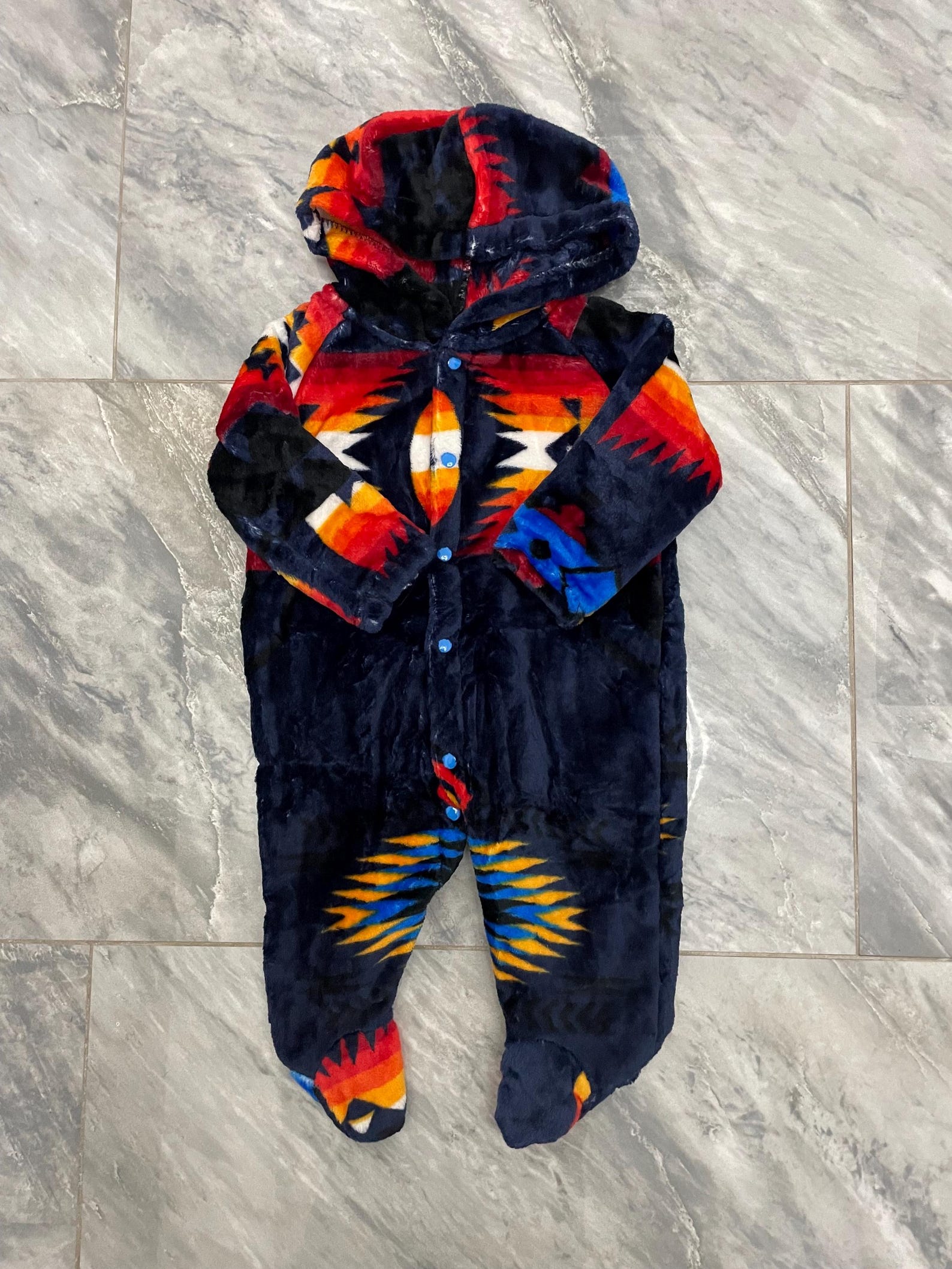Native American Design Winter Baby Jumpsuit - Etsy