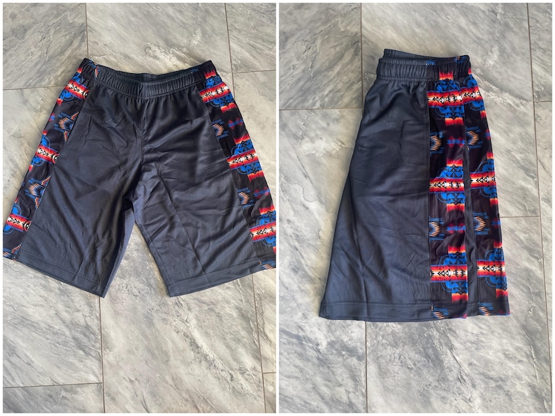 Native American Design Adult Gray Shorts - Etsy