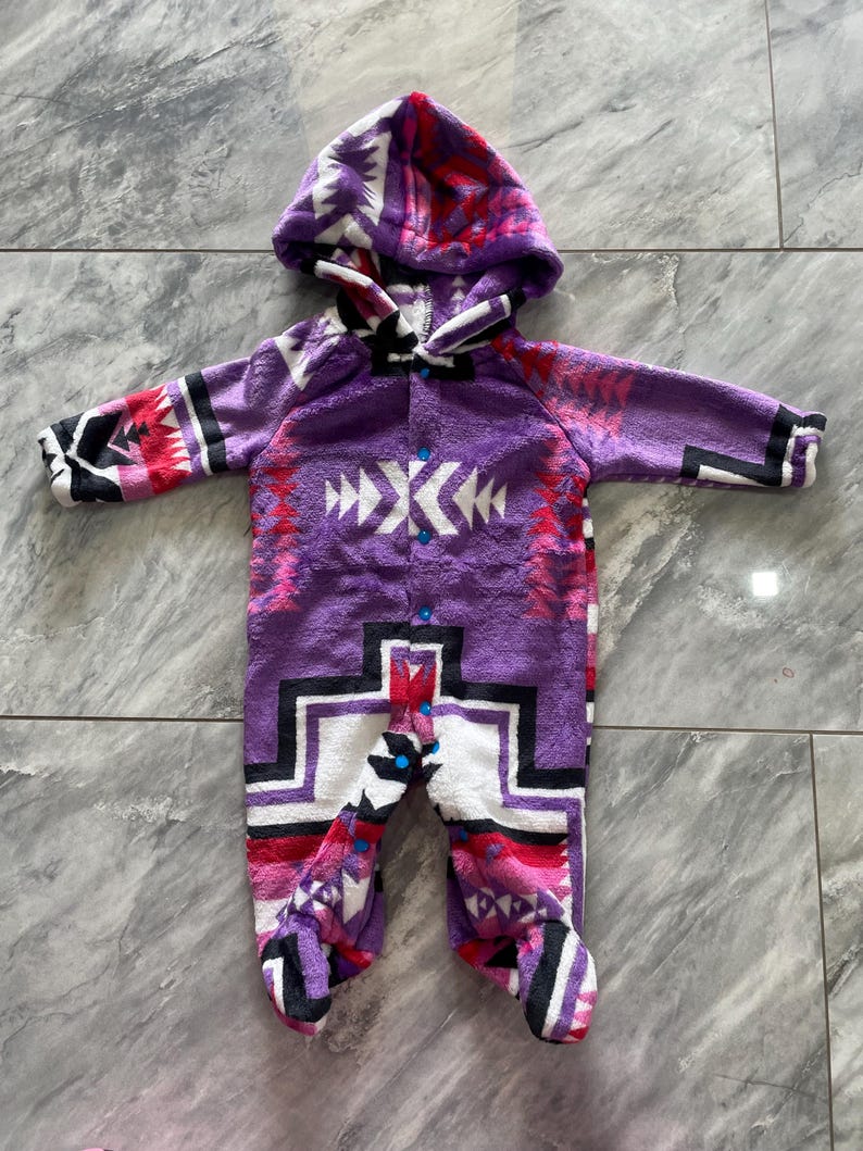 Native American Design Winter Baby Jumpsuit - Etsy
