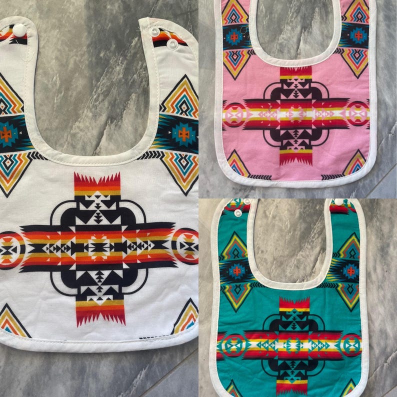 Native American Design Baby Bibs - Etsy
