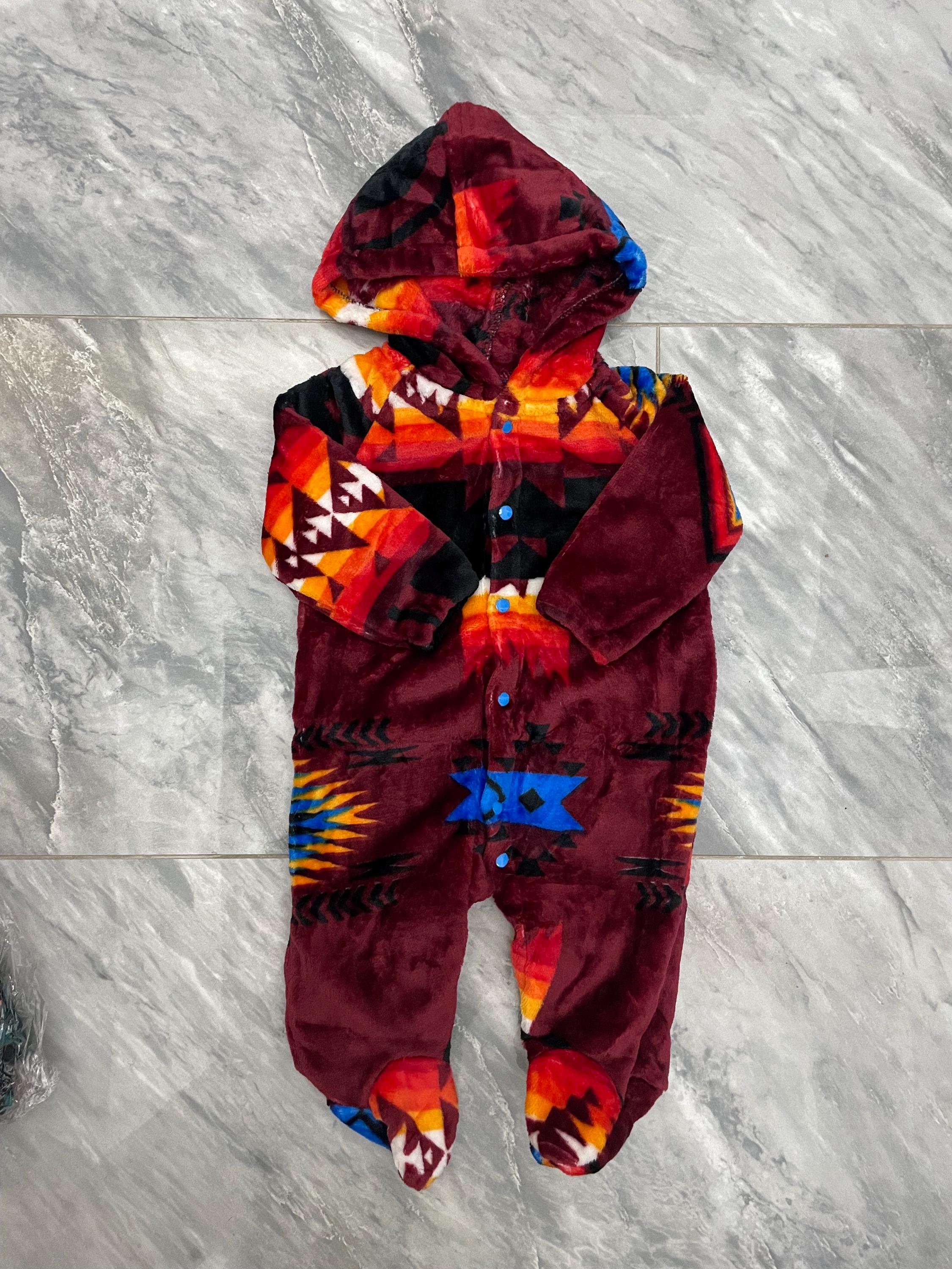 Native American Design Winter Baby Jumpsuit - Etsy