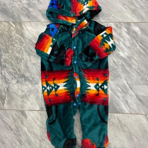Native American Design Winter Baby Jumpsuit - Etsy