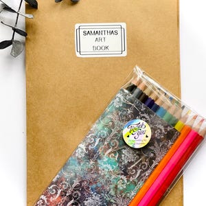 Personalized Custom Coloring Book Sketchbook Journal Family ...