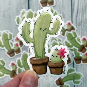 Cactus Mom Sticker - Etsy