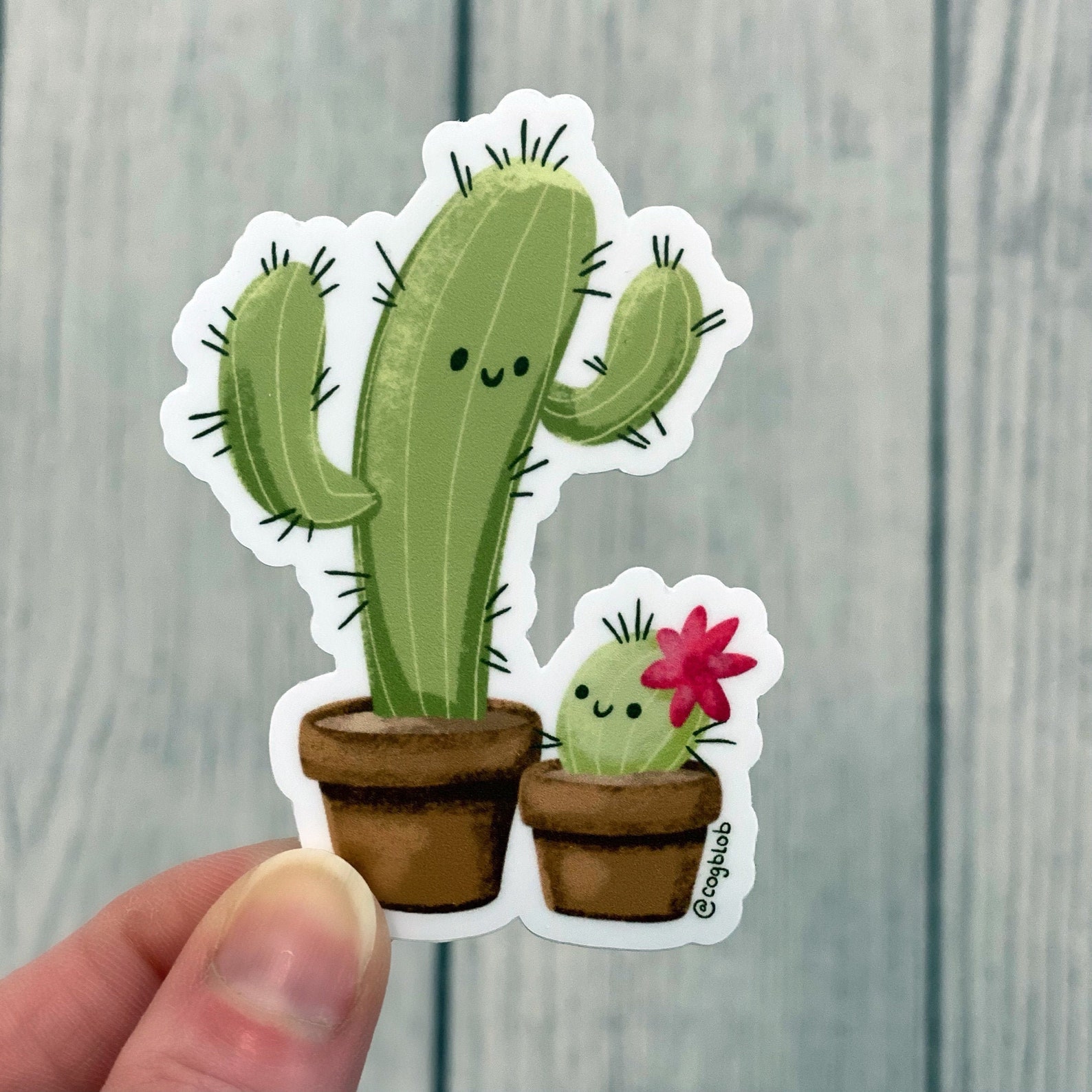 Cactus Mom Sticker - Etsy