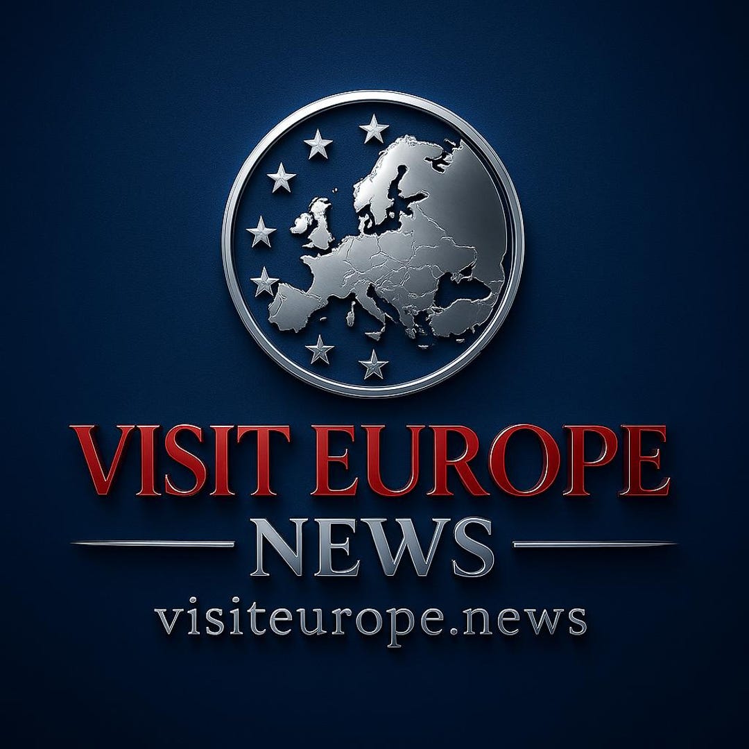 Business Ideas and Brand Identity Visit Europe News Brand Kit: Domain ...