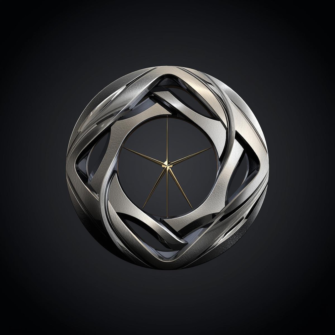 Exclusive 3D Platinum & Gold Emblem Logo – Luxury Brand Symbol (JPG) - Etsy