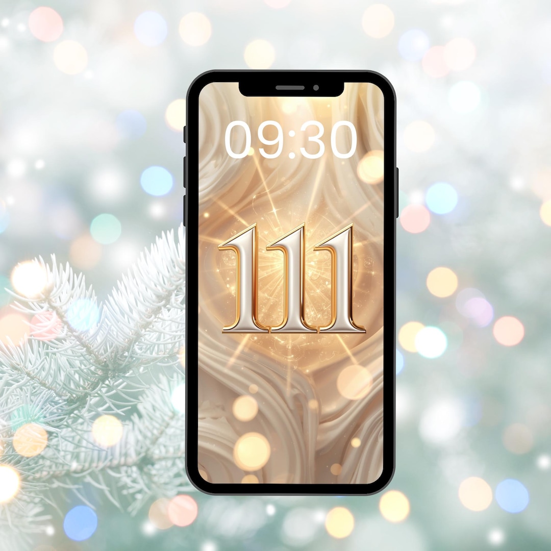 Luxury Angel Number 111 Wallpaper – Holiday Phone Background (digital ...
