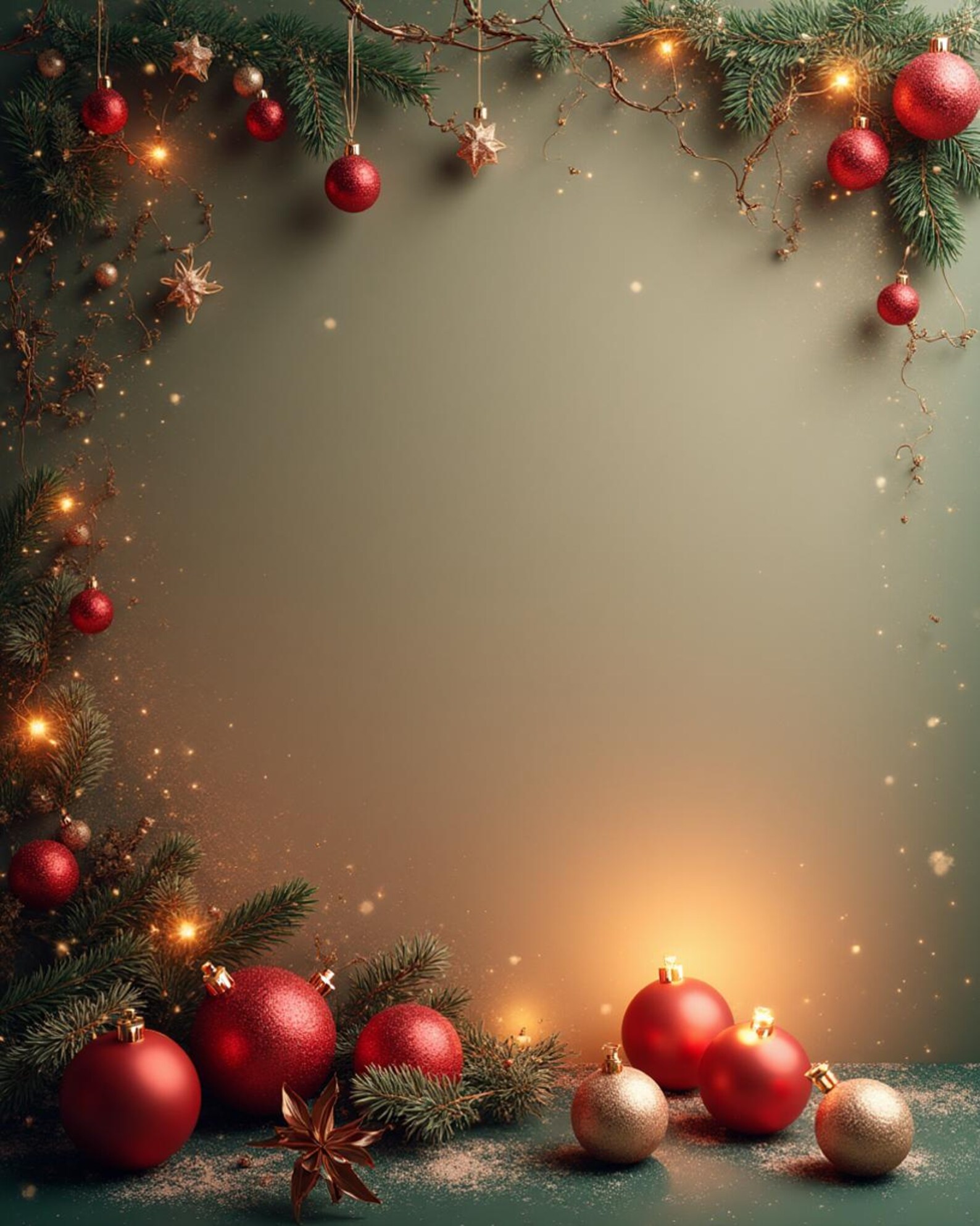 Luxury Christmas Backgrounds — Elegant Holiday Glow Templates for Cards ...
