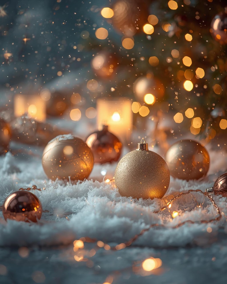 Luxury Christmas Background – Elegant Holiday Design (digital Download ...