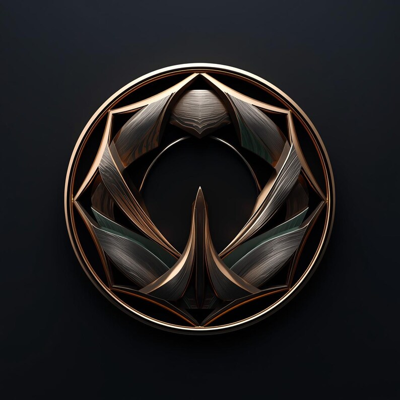 Luxury 3D Bronze Black Emblem Logo — Exclusive Modern Business Symbol ...