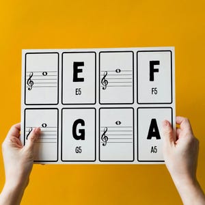 Music Flashcards, Music Note Flashcards, Piano Flashcards, Note Reading ...