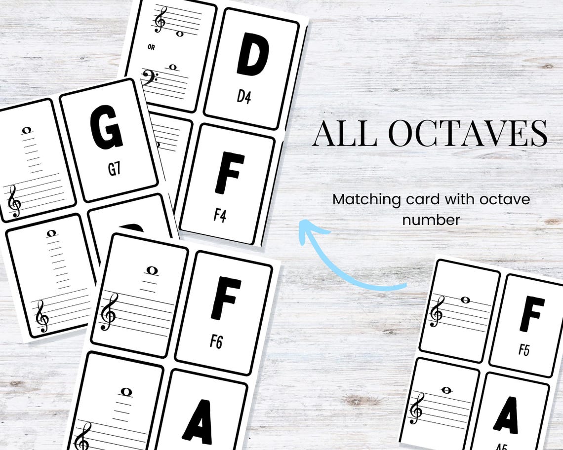Music Flashcards, Music Note Flashcards, Piano Flashcards, Note Reading ...