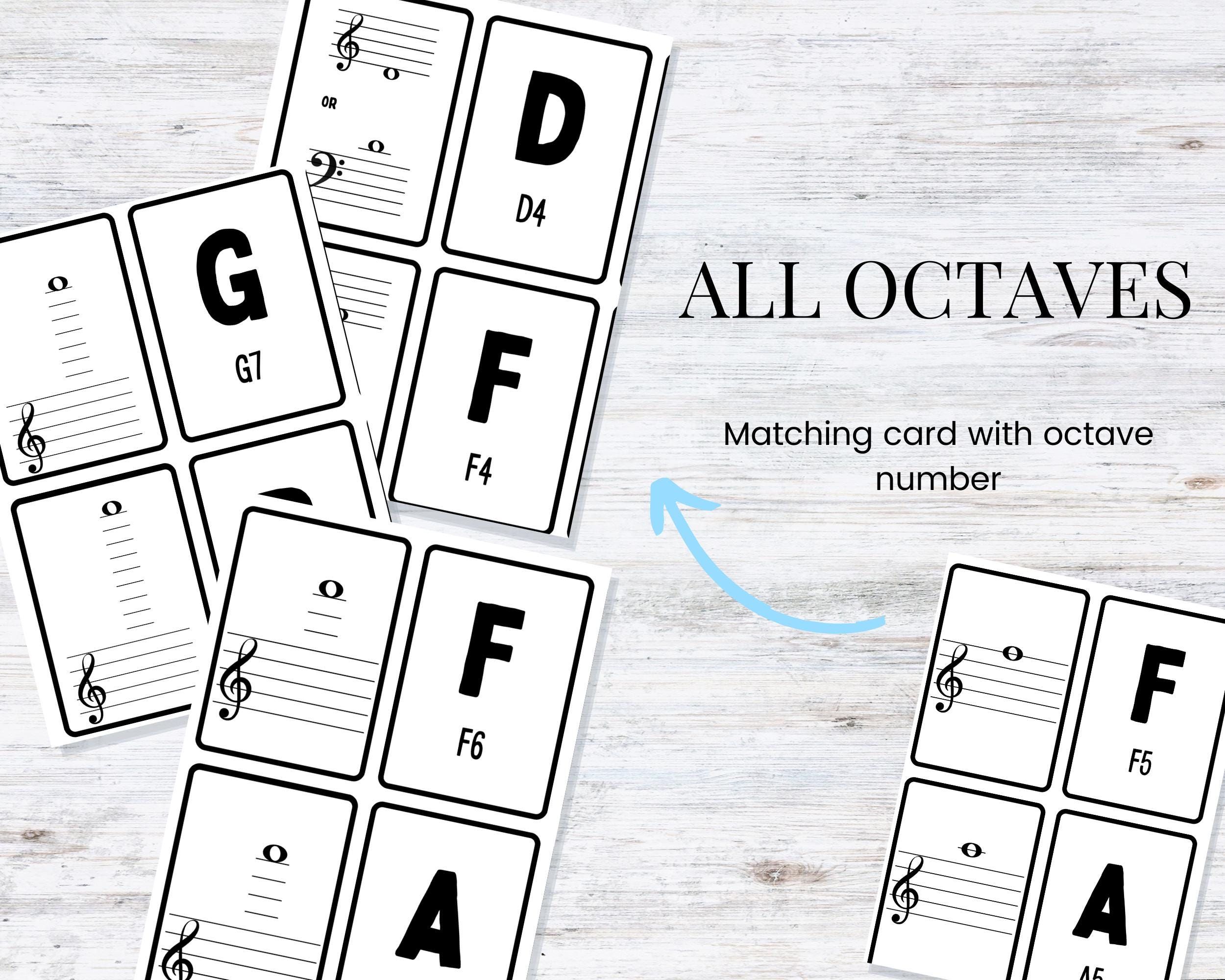 Music Flashcards, Music Note Flashcards, Piano Flashcards, Note Reading ...