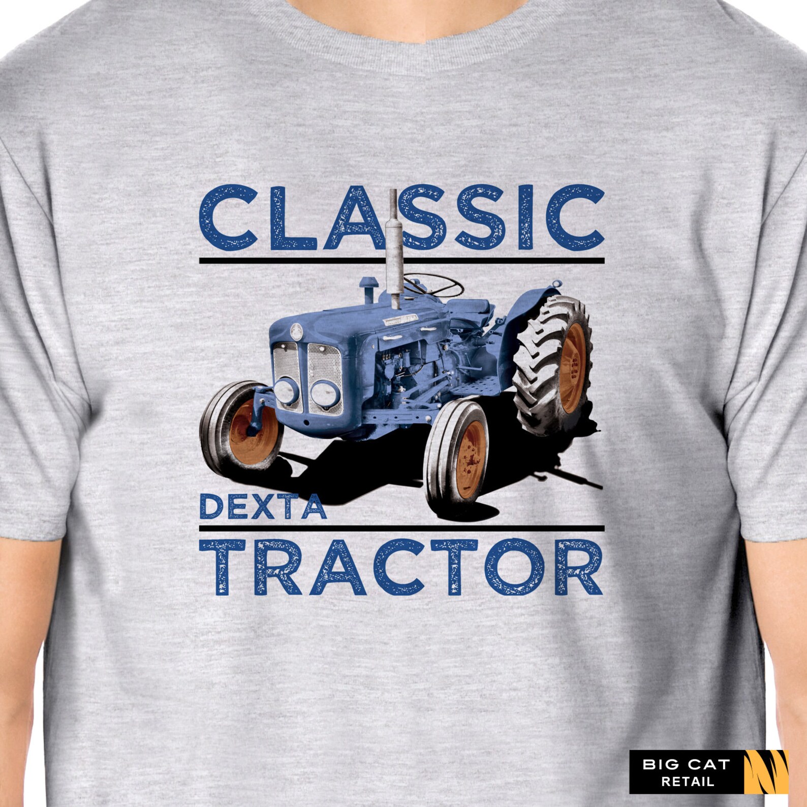 Classic Tractors Fordson Dexta Inspired Retro T-shirt - Etsy Singapore