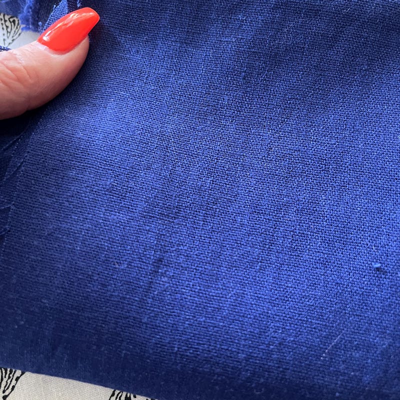 Indigo Blue Fabric - Etsy