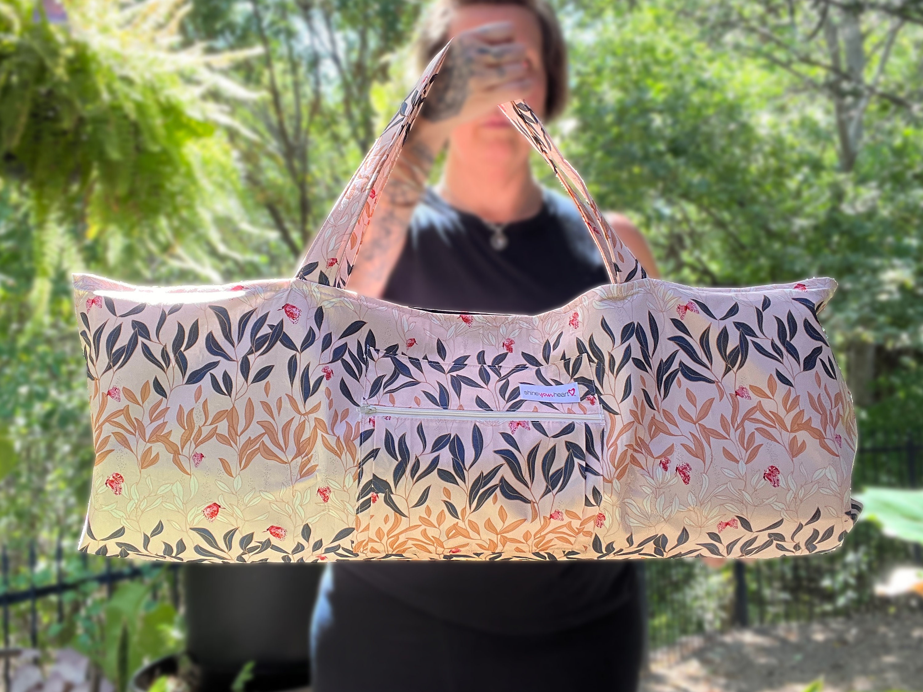 Dilly Dally Yoga Bag, Yoga Mat Bag, Shoulder Yoga Mat Bag, Shoulder ...