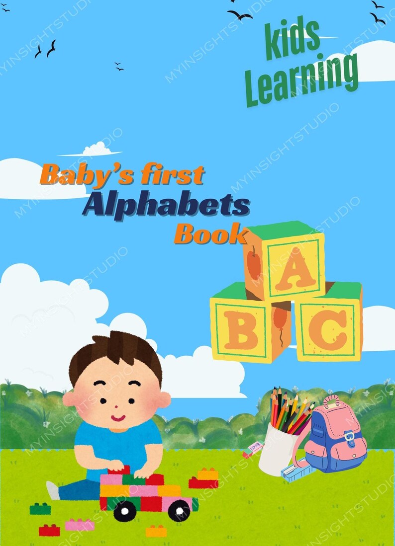 Baby’s First Alphabet Book | Printable Kids Learning Book | ABC ...