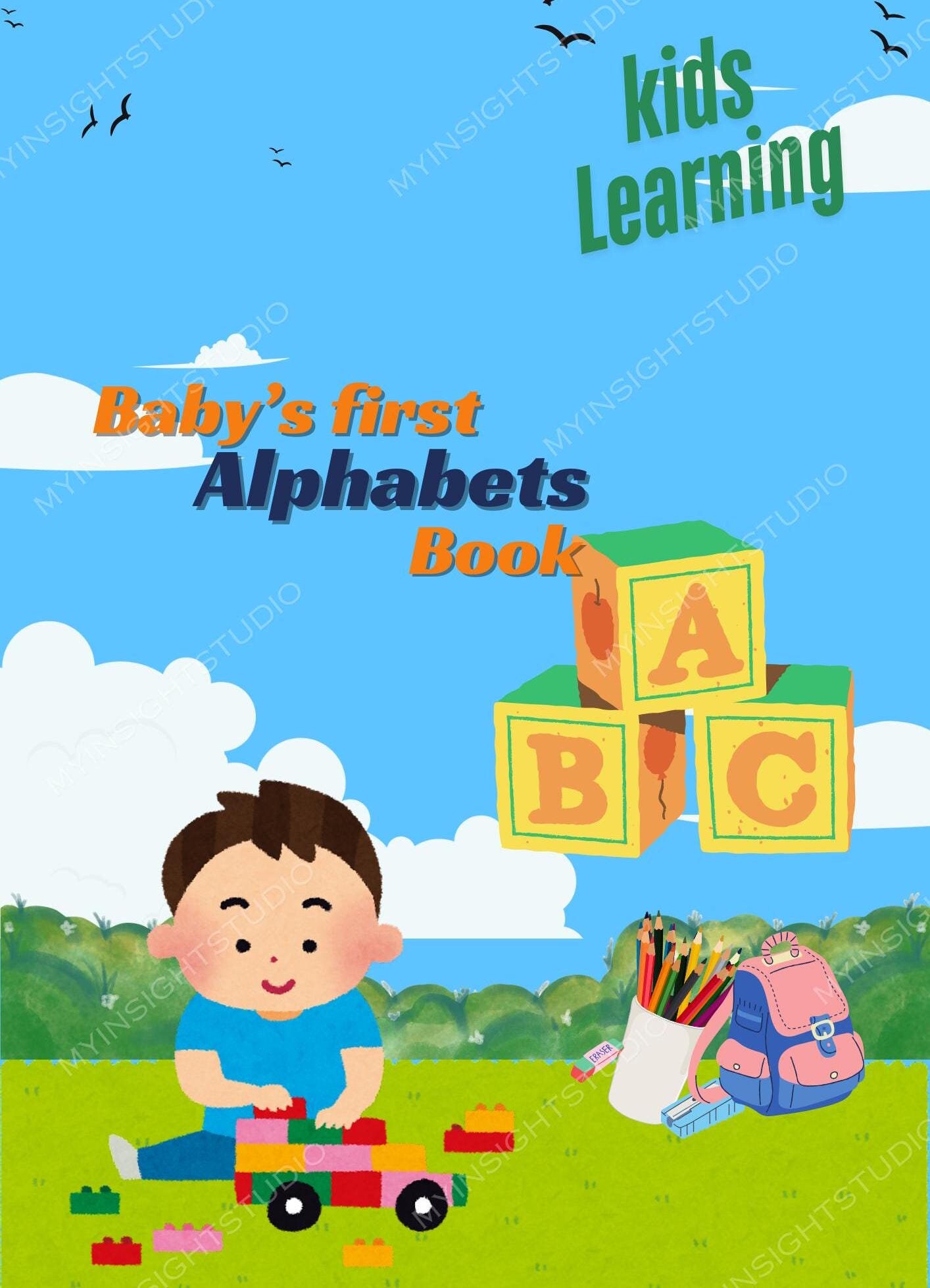 Baby’s First Alphabet Book | Printable Kids Learning Book | ABC ...