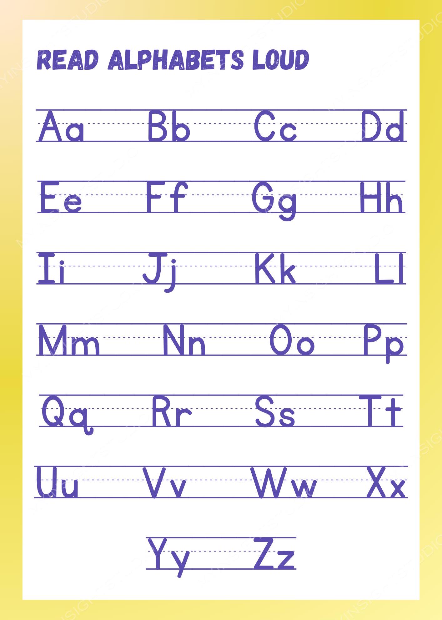 Baby’s First Alphabet Book | Printable Kids Learning Book | ABC ...