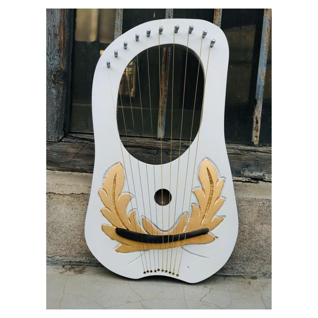 10-string Lyra Harp Handcrafted Musical Instrument for Beginners ...