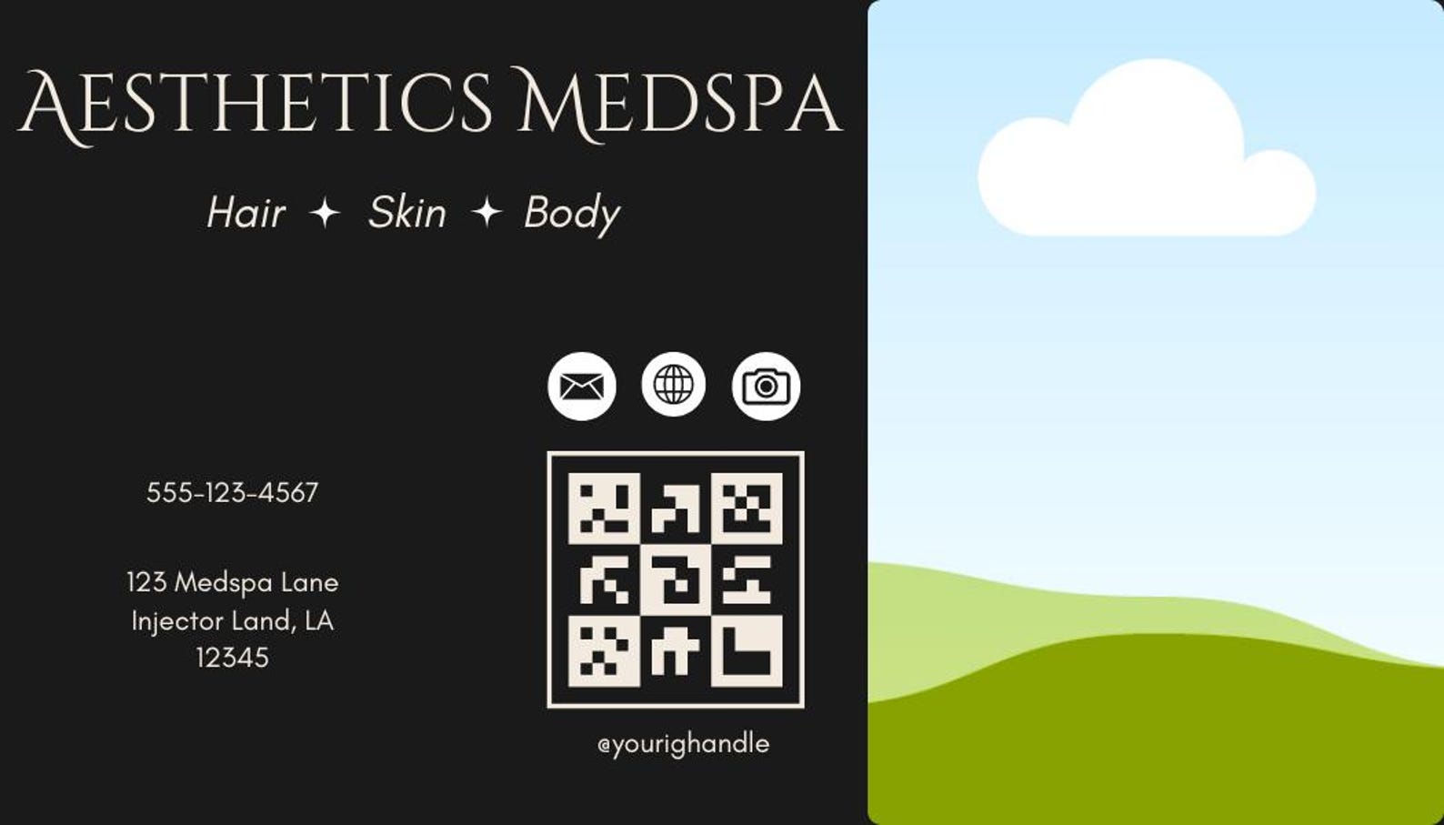 Aesthetic Medspa Business Card for Nurse Injectors, Medspa, Beauty ...