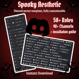 Spooky Discord Server Template - Etsy