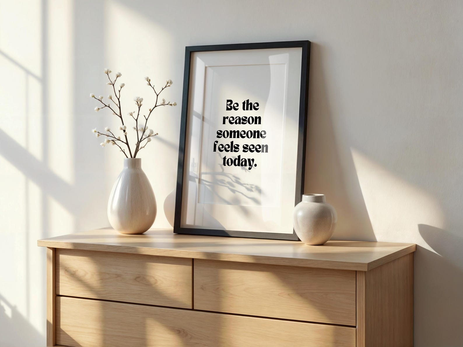 Minimalist Motivational Quote Wall Art Modern Typography Print ...