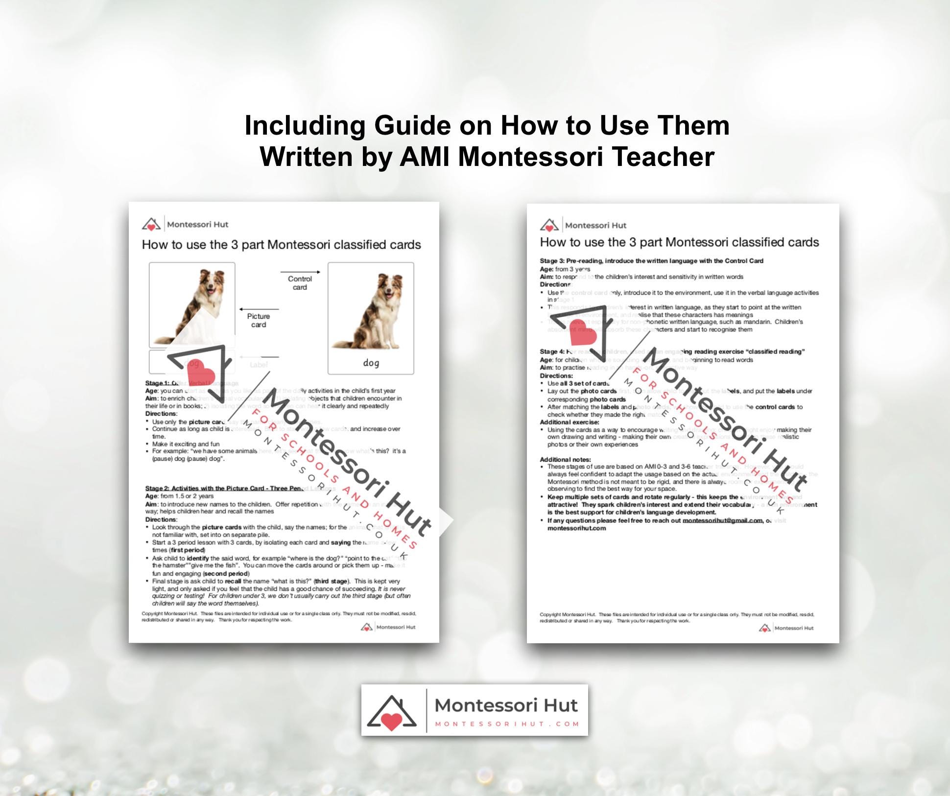 20 Christmas Traditions - Montessori Cards • Flash Cards • Three Part ...