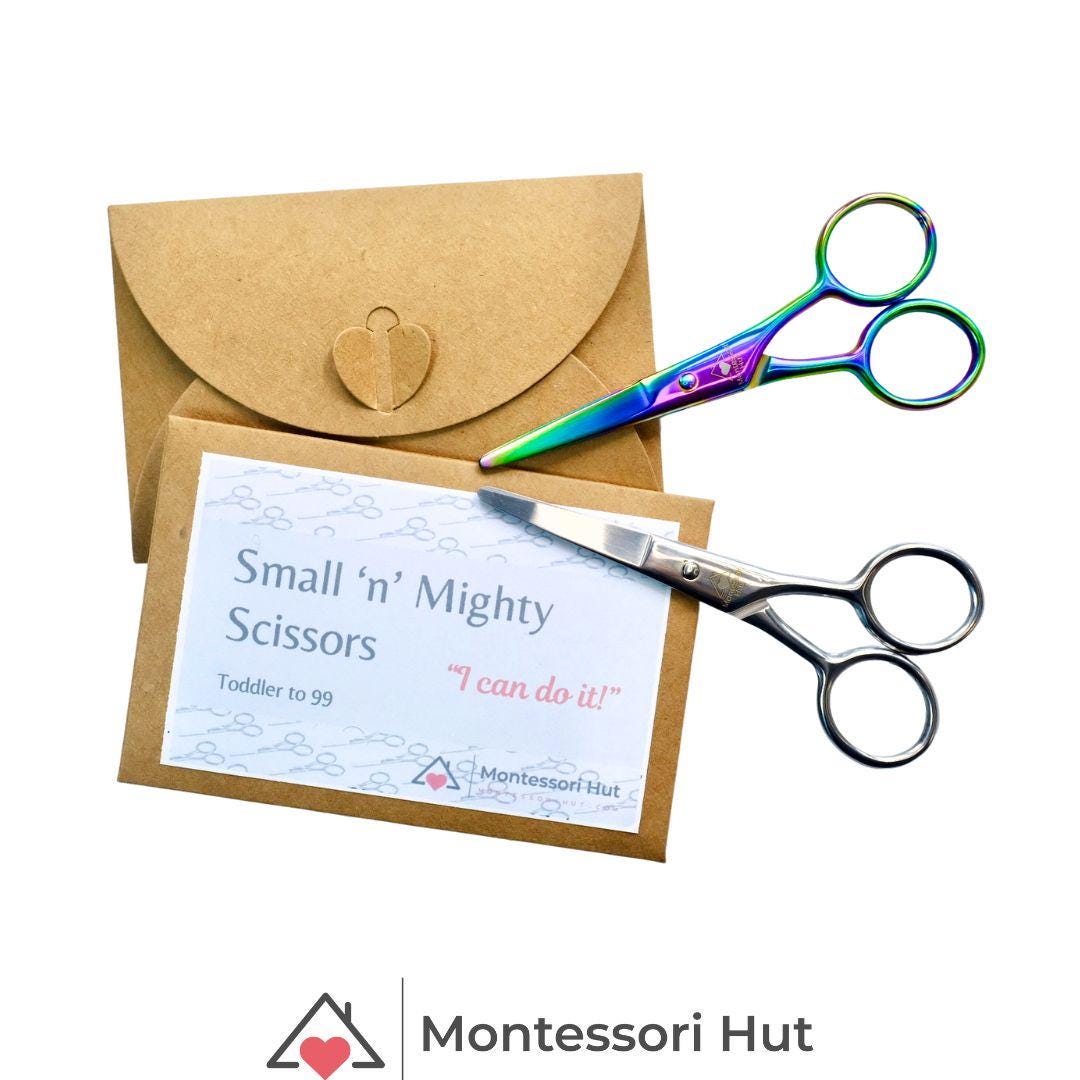 Montessori Scissors for Kids & Adults – Safe and Durable Toddler ...