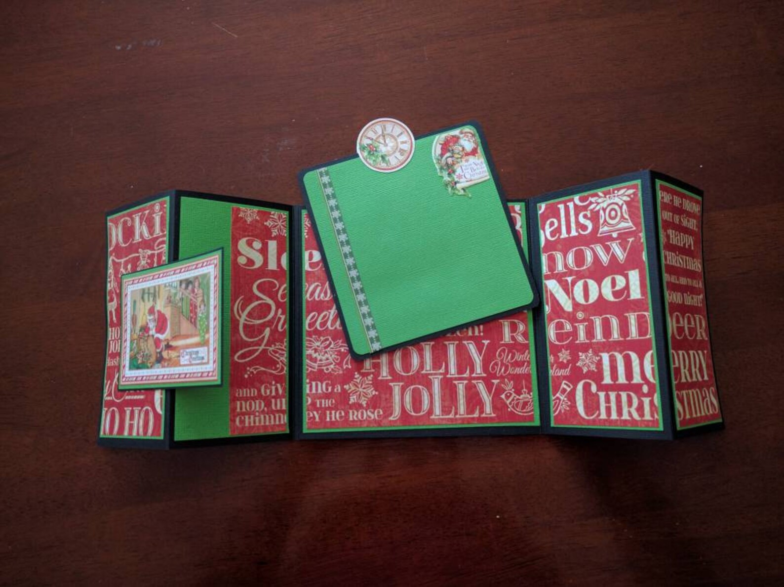 Folding Christmas Card | Etsy