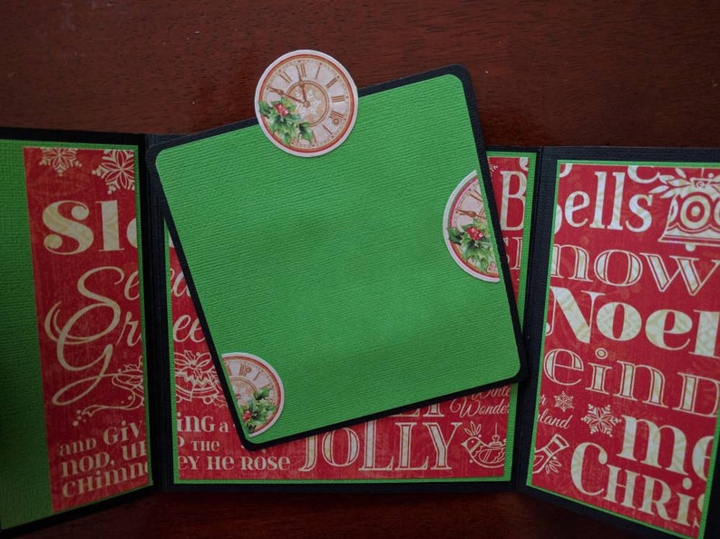 Folding Christmas Card | Etsy