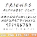 Friends Font SVG for Cricut & Procreate (digital Download) - Etsy