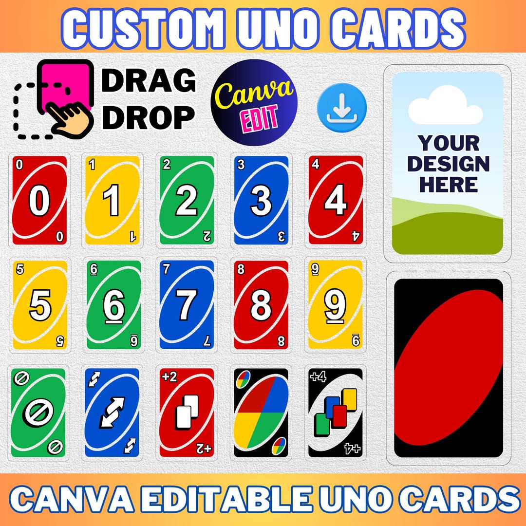 Playing Cards Template, Playing Cards Template, Play Cards Canva ...