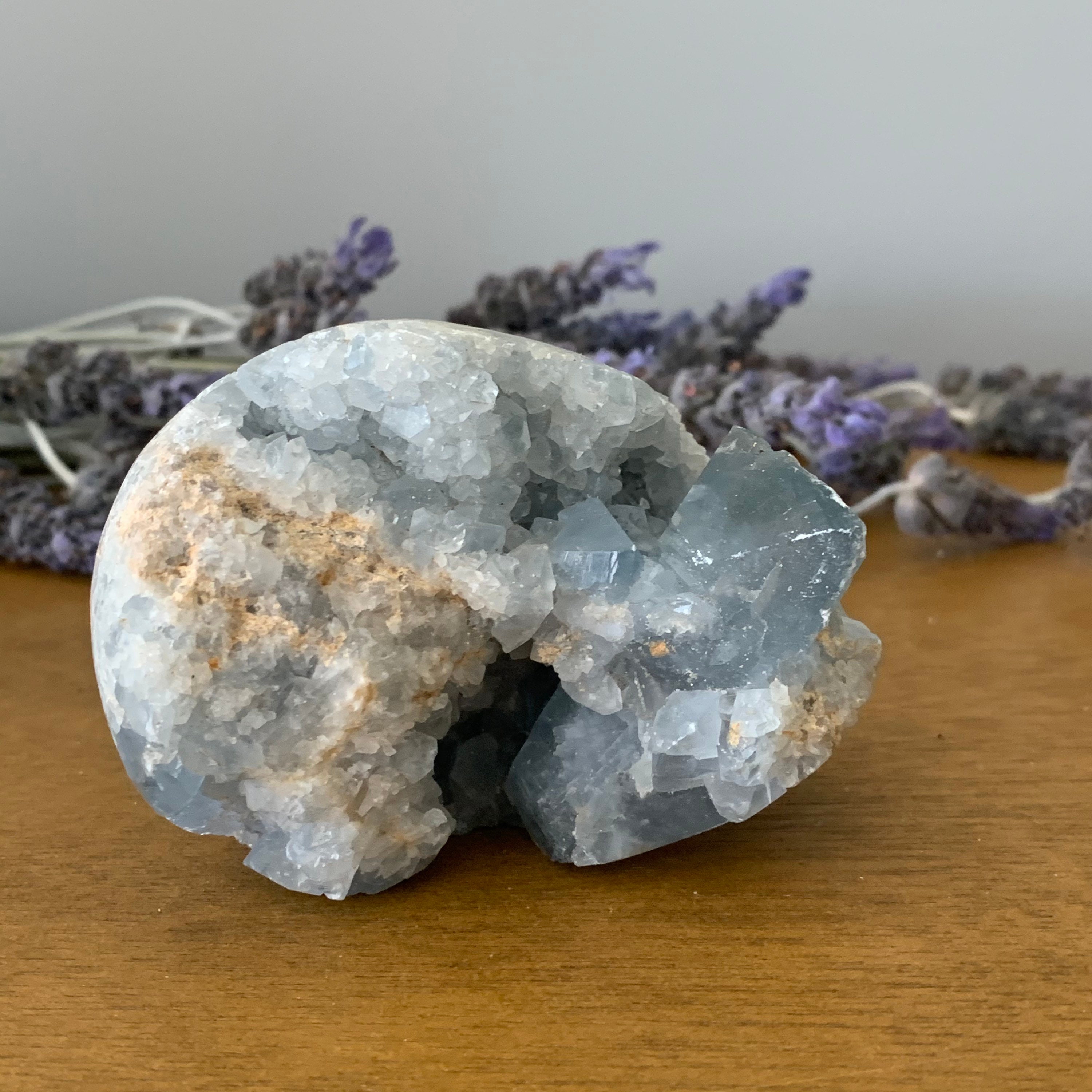 Cristal celestito / huevo celestino azul | Etsy