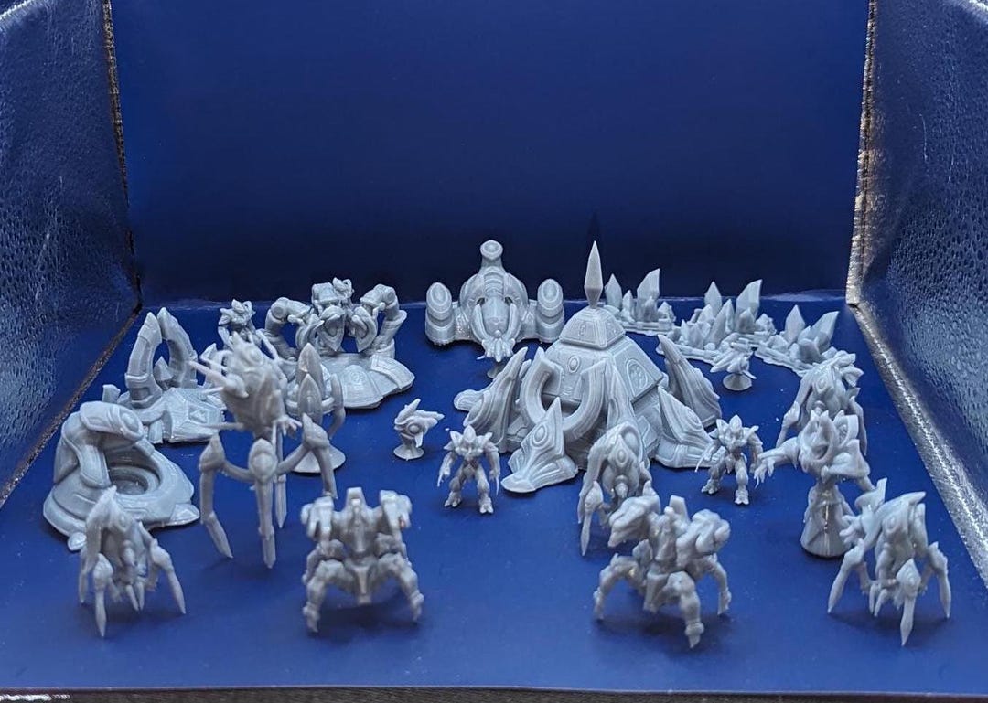 Protoss Miniature Base 27 PC Set - Etsy