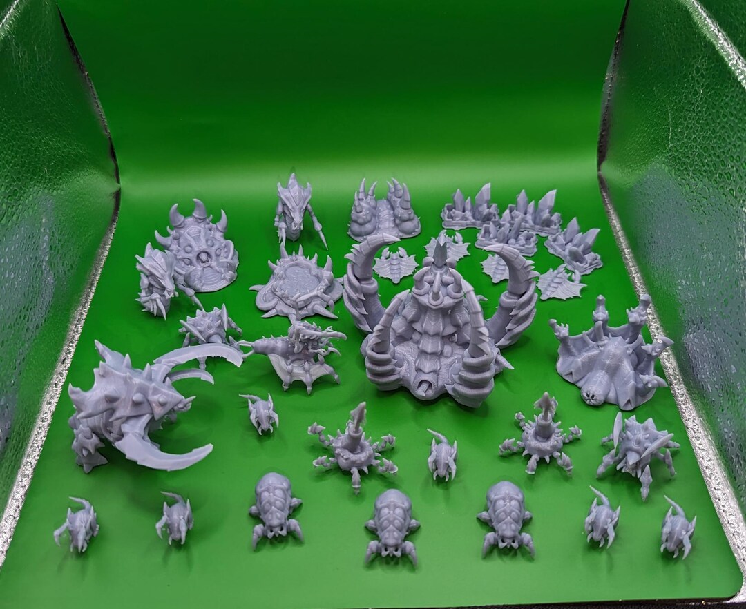 Zerg Miniature Base (30 PC Set) - Etsy
