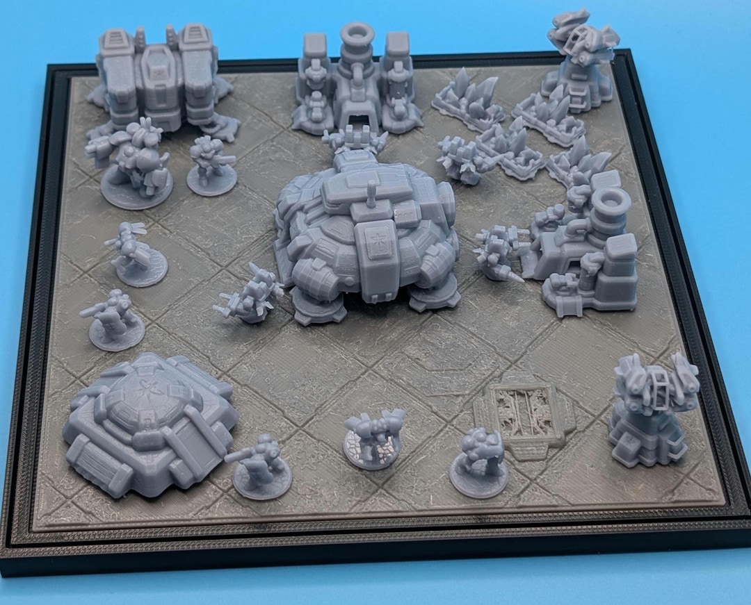 Mini Terran Base Diorama - Resin and FDM - Unpainted - Etsy