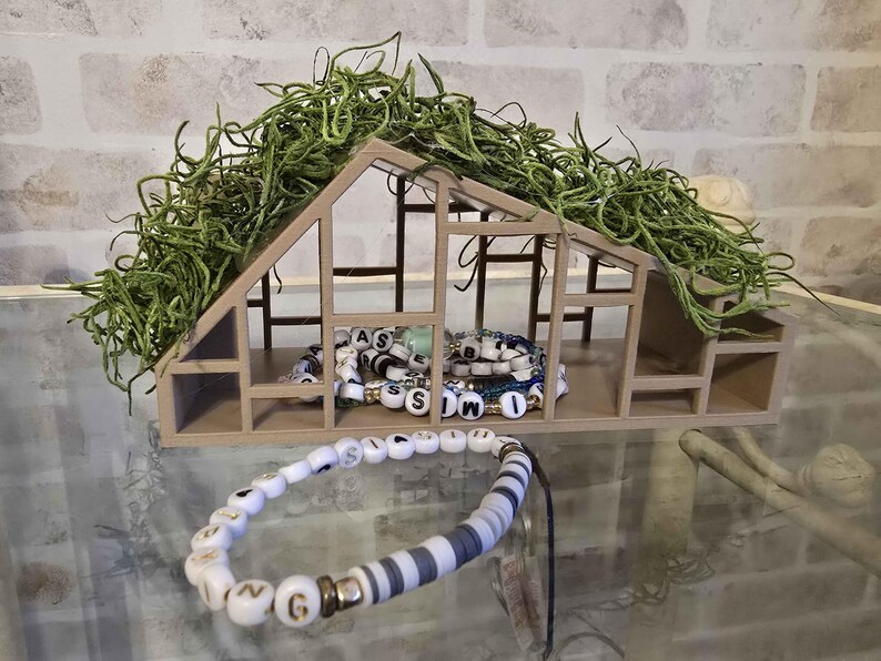 Folklore Inspired Cabin Bracelet Display, Friendship Bracelet Holder - Etsy