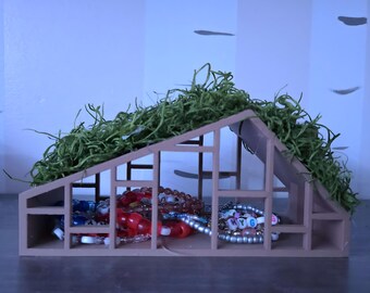 Folklore Cabin With Lights, Friendship Bracelet Holder With Chandelier ...