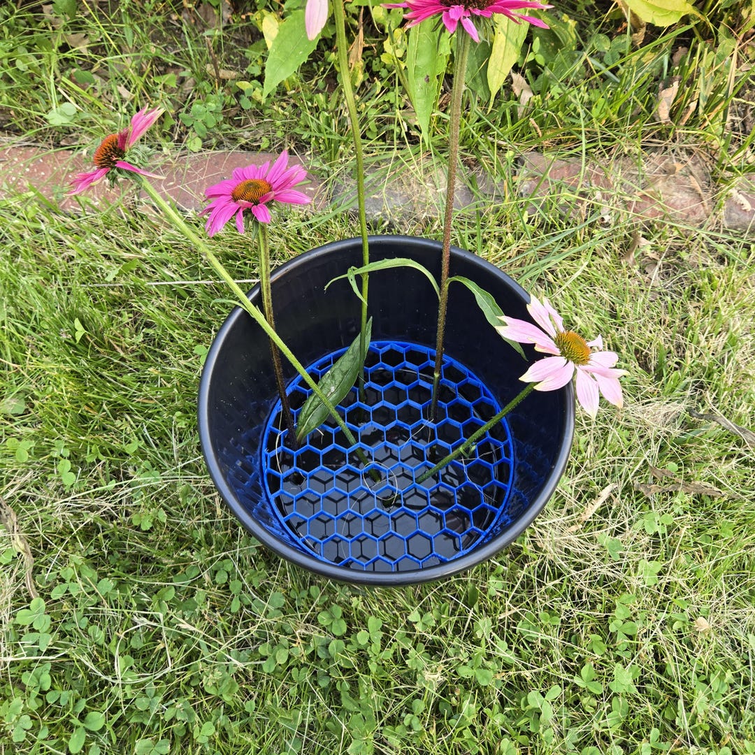 Plant Flower Stem Grid Holder Insert for Buckets - Size Medium - Etsy