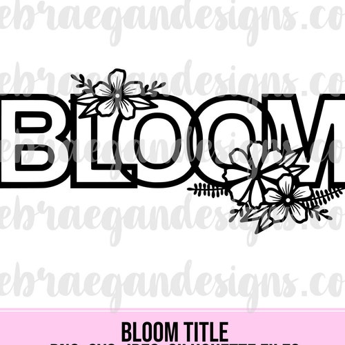 Stacked Words Title Cut File SVG PNG JPEG Studio 3 - Etsy